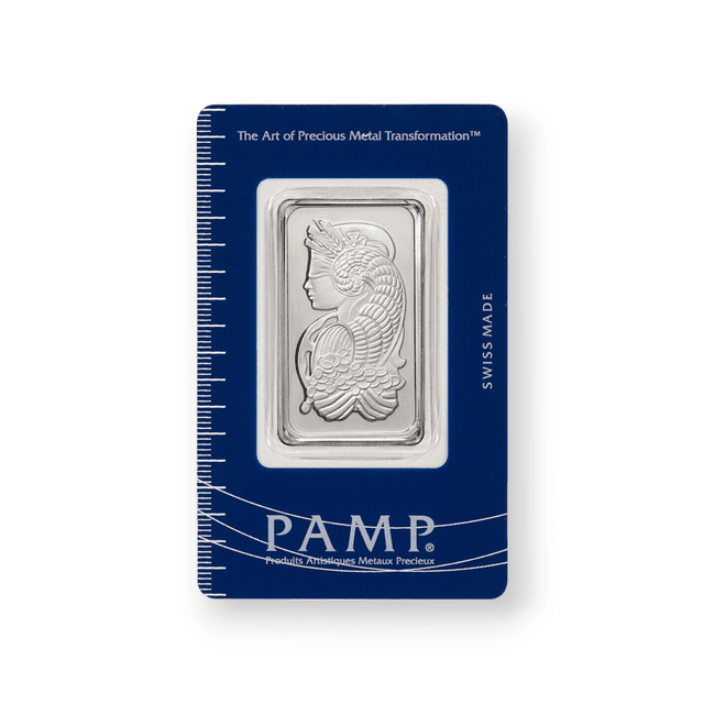 Buy 1 oz Platinum Bar PAMP Suisse Lady Fortuna Sealed with Assay .9995 ...